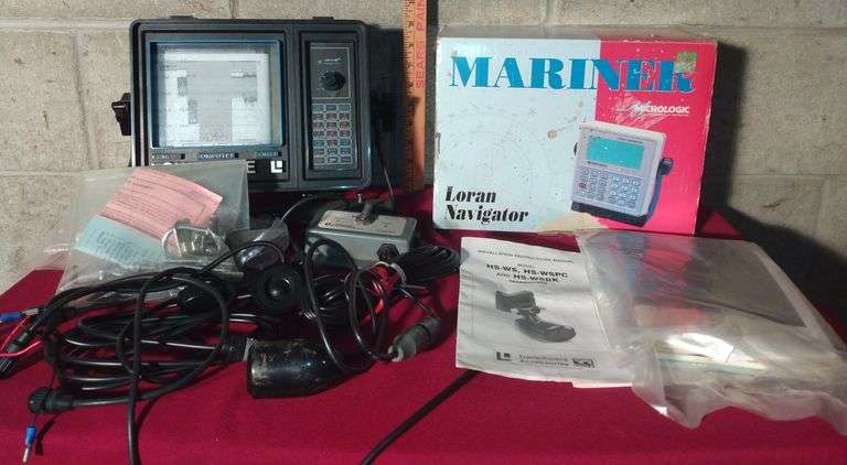 Micrologic Mariner Loran Navigator + Lowrance X-16 Computer Sonar ...