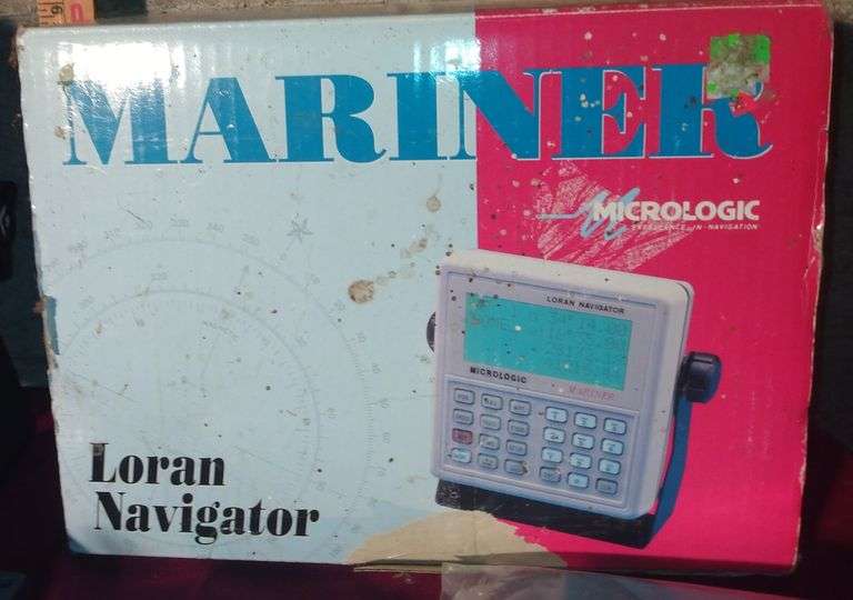 Micrologic Mariner Loran Navigator + Lowrance X-16 Computer Sonar ...