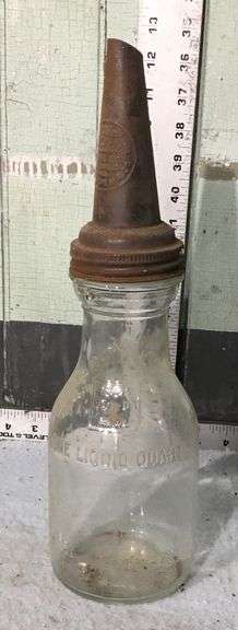 The Masters Mfg. Co. Antique Glass Oil Jar - Sherwood Auctions