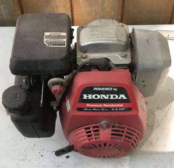 Honda 5HP Horizontal Shaft Motor - Sherwood Auctions