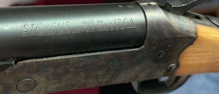 Stevens Model 94E Savage Arms 12 Gauge Shotgun - Sherwood Auctions