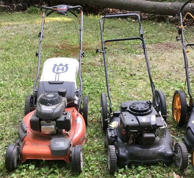 Husqvarna and Yard Machine Push Mowers - Sherwood Auctions