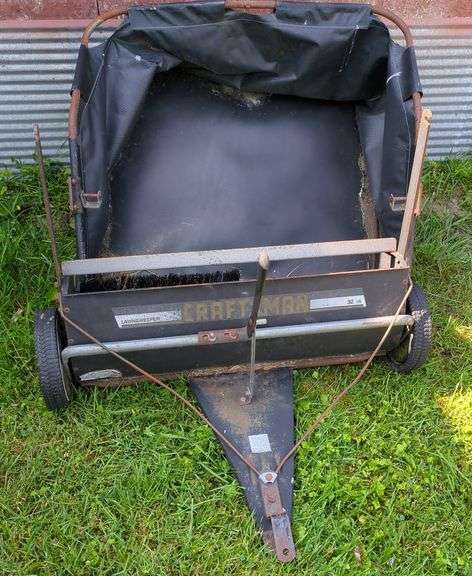 Craftsman 32" Tow Behind Lawn Sweeper - Sherwood Auctions