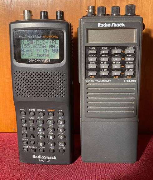 Radio Shack #19-1120, Radio Shack Pro-92, Radio Shack 19-903 + Radio ...