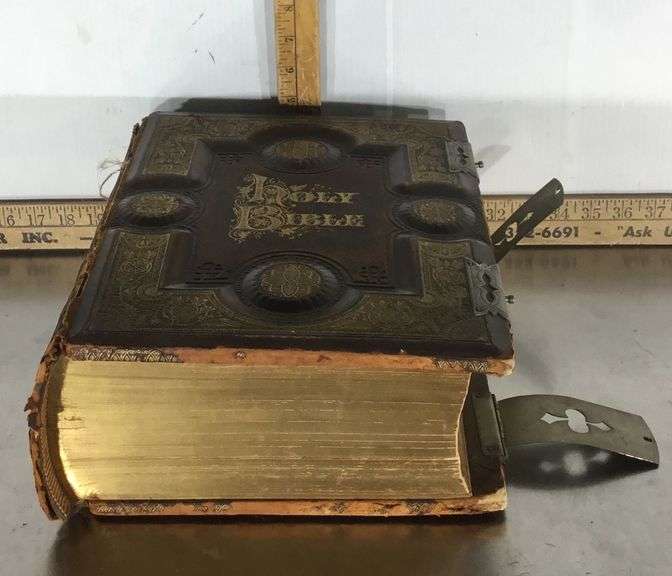 Antique Holy Bible - Sherwood Auctions