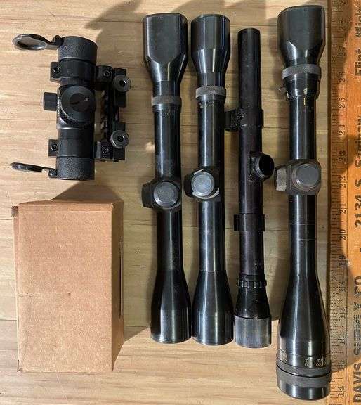 Weaver D-4, Weaver K4-1, Weaver K4-W, Weaver V9-W + Red Dot Sight ...