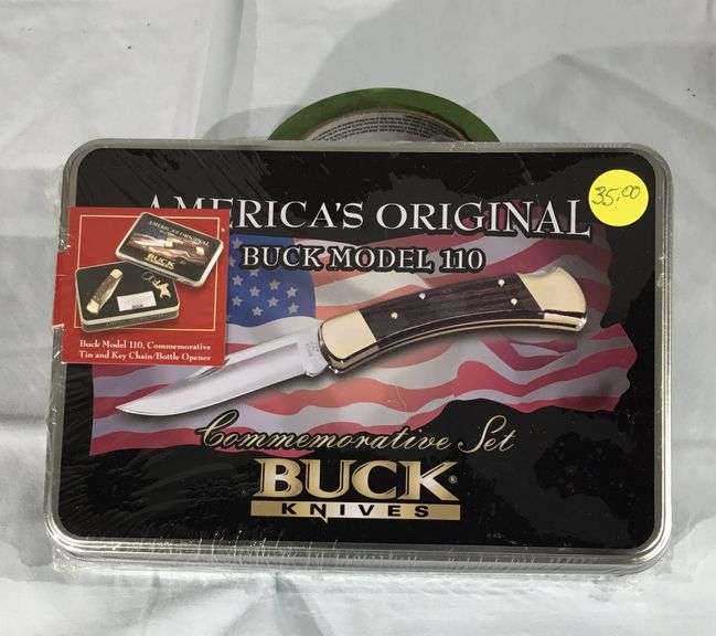 Buck Model 110 Commemorative Set New In Box - Sherwood Auctions