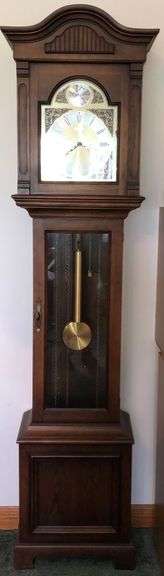 Howard Miller Tempus Fugit Grandfather Clock (74” H, 19” L, 12” D ...