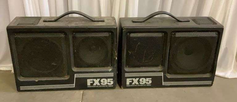 Two FX95 Kraco Digital Effects 100W (18” x 12”) - Sherwood Auctions