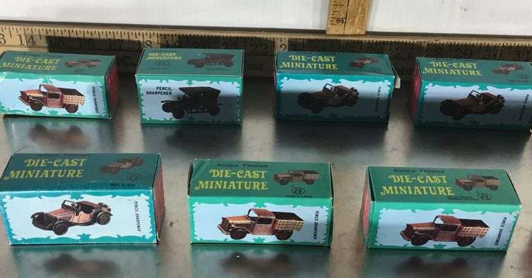 Die-Cast Miniature Classic Car Pencil Sharpeners - Sherwood Auctions