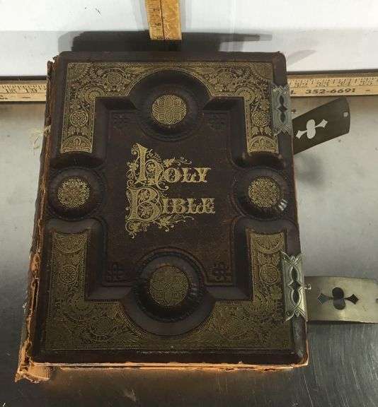 Antique Holy Bible - Sherwood Auctions