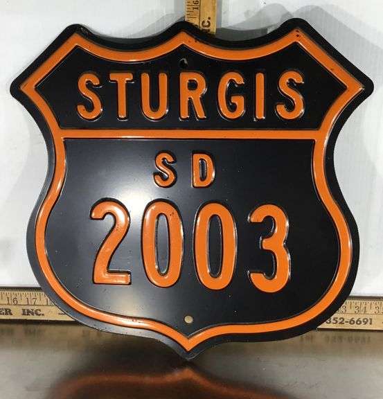 Sturgis 2003 Metal Sign - Sherwood Auctions