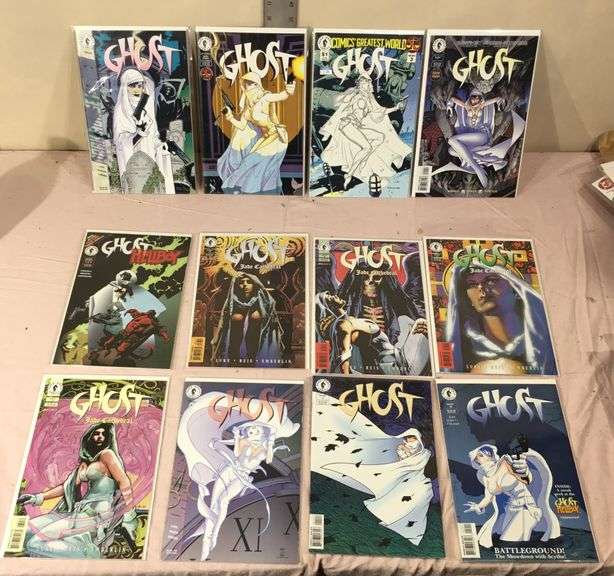 12Pc. Dark Horse “Ghost” Comics - Sherwood Auctions