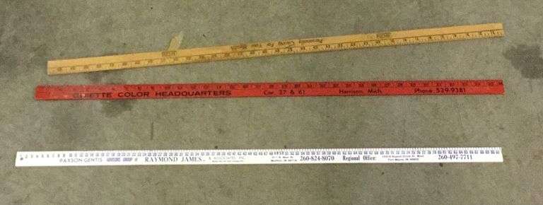 Meter Sticks - Sherwood Auctions