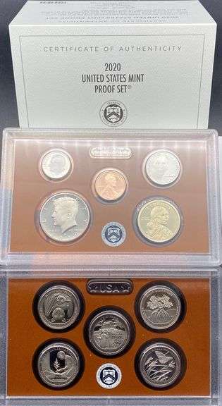 2020 U.S. Mint Proof Set - Sherwood Auctions