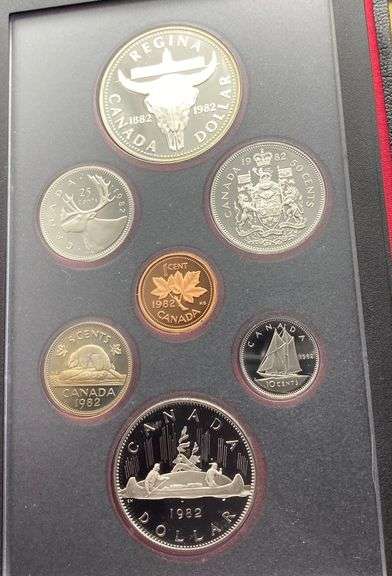 1982 Royal Canadian Mint Proof Set - Sherwood Auctions