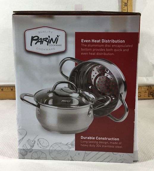 Parini Cookware Dutch Oven And Steamer - Sherwood Auctions
