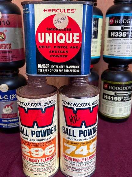 Hodgdon, Winchester, Hercules & Norma Smokeless Powders- most are 1/2-3 ...