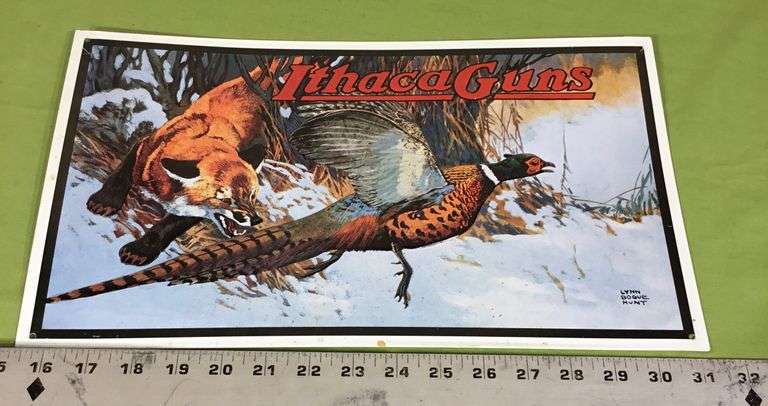 1994 Ithaca Guns Metal Sign - Sherwood Auctions