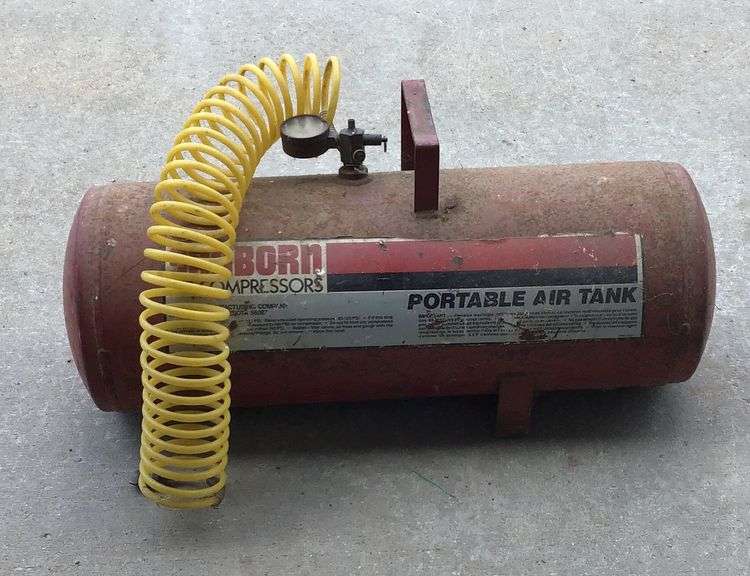 Sanborn 26” Portable Air Tank and Hose - Sherwood Auctions