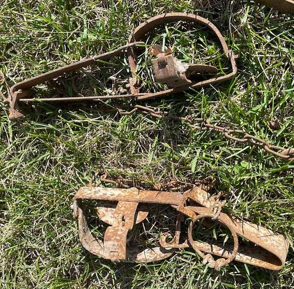 Thirteen Victor Animal Foot Traps - Sherwood Auctions