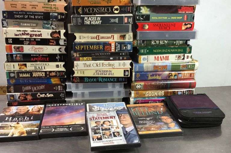VHS Tapes & DVDs - Sherwood Auctions