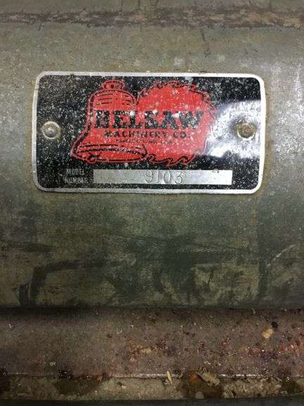 Belsaw Model 9103 12” Molder/Planer Has Power When Plugged In ...