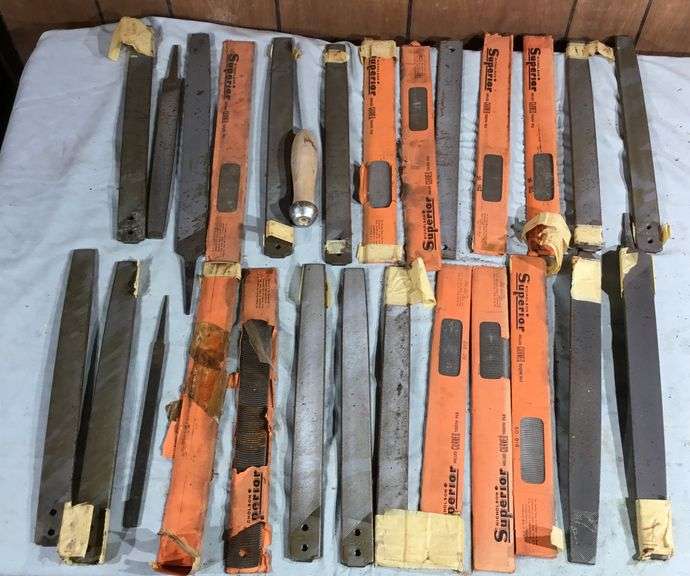 26 Pc. Assorted Large Flat Files - Sherwood Auctions