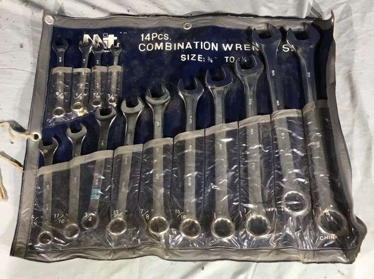 MIT 14 Pc. Combination Wrench Roll - Sherwood Auctions