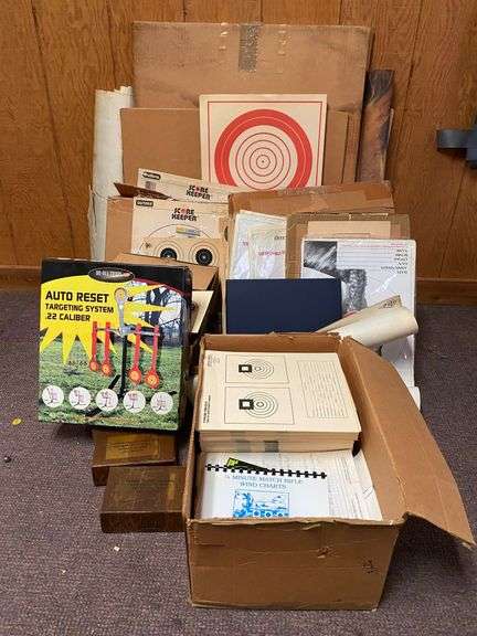 Do-All Traps Auto Reset Targeting System 22 Cal, Assorted Paper Targets ...