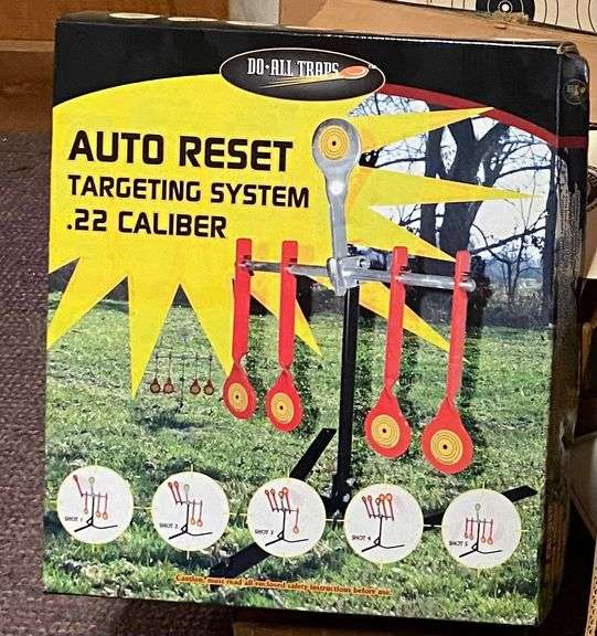 Do-All Traps Auto Reset Targeting System 22 Cal, Assorted Paper Targets ...