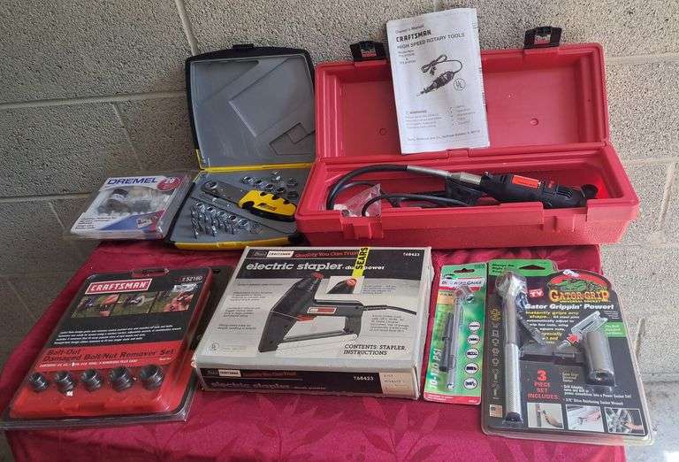 Zip Wrench, Craftsman High Speed Rotary Tools, 20 pc. Dremel Set ...