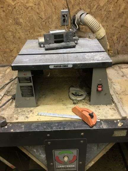 Craftsman Rotary Tool Bench 36”x48”x29” - Sherwood Auctions