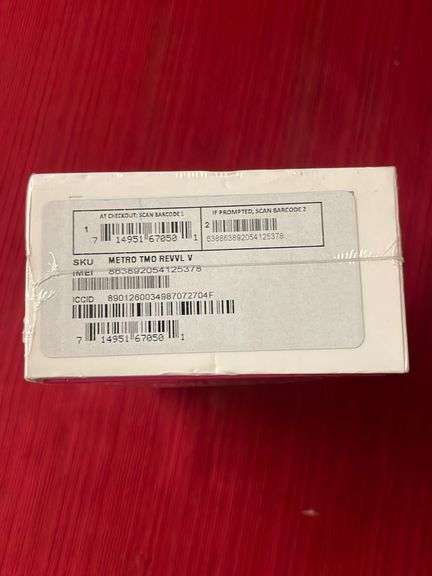 T Mobile REVVL V (Brand New In Box) - Sierra Auction Management Inc