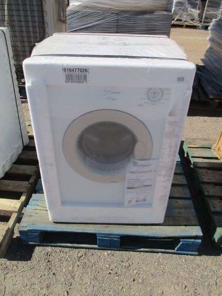 WHIRLPOOL WED7500VW 24 Inch 3.8 cu. ft. Electric Dryer with 11 Dry ...