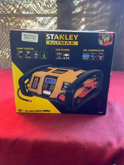 Stanley FatMax Jumper Starter and Air Compressor - Sierra Auction ...