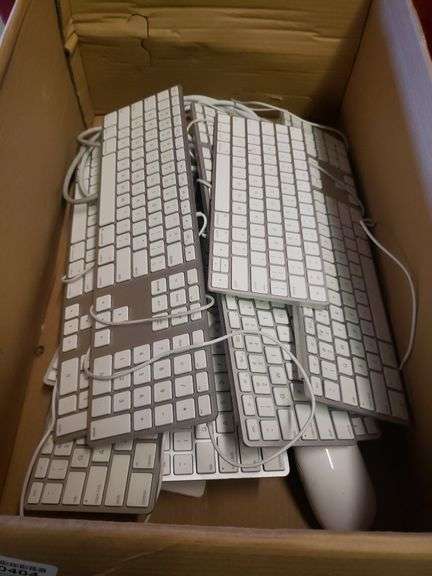 Box of Apple Keyboards - Sierra Auction Management Inc