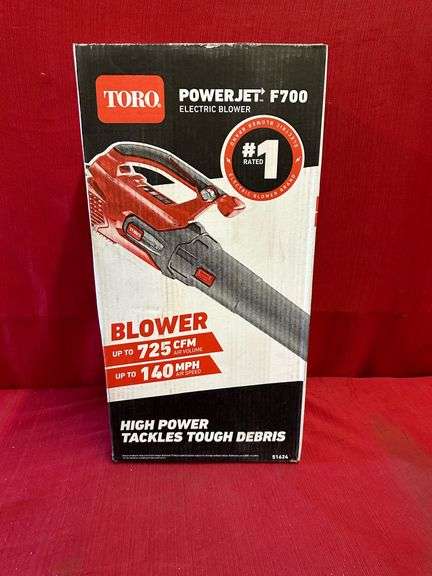 Toro Powerjet F700 Electric Blower - Sierra Auction Management Inc