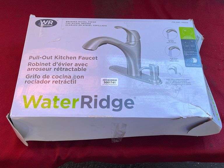 Water Ridge Pull Out Kitchen Faucet - Sierra Auction Management Inc