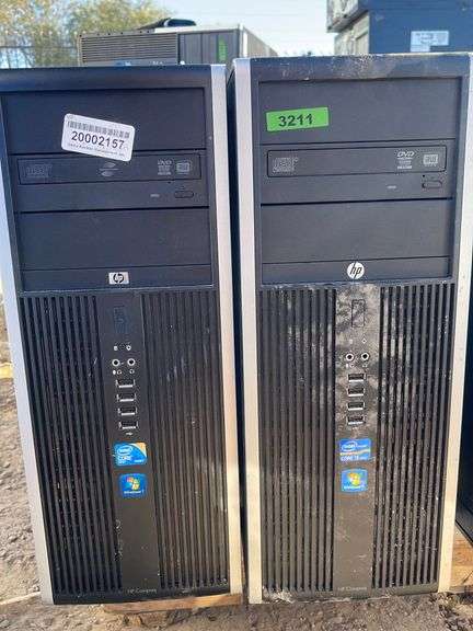 (1 Qty) HP Compaq 8000 Elite Convertible Minitower (1 Qty) HP Compaq ...