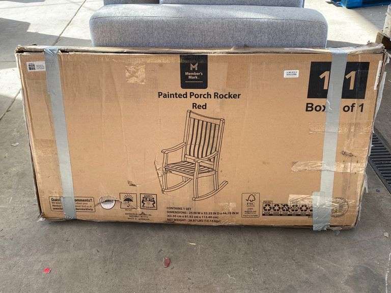 Members Mark Porch Rocker - Sierra Auction Management Inc