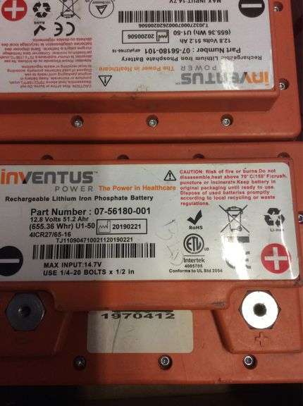 Inventus Power Rechargeable Lithium Iron Phosphate Battery x2 - Sierra ...