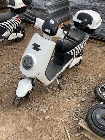 Zebra Electric Scooter (no charger , no key ) - Sierra Auction ...