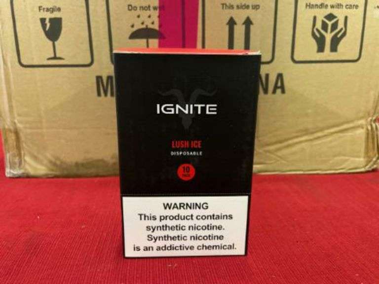 Ignite Electronic Cigarettes Lush Ice 20 Boxes - Sierra Auction ...