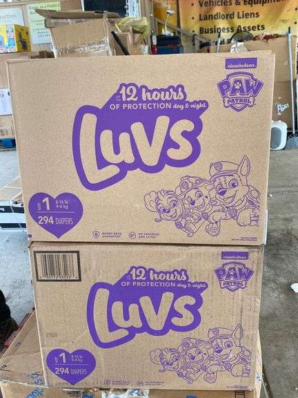 Luvs Diapers For Babies - Sierra Auction Management Inc