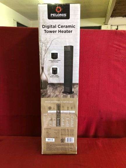 Pelonis Digital Ceramic Tower Heater - Sierra Auction Management Inc