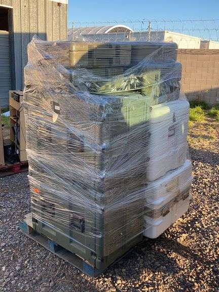 (P) 10PC Military Style Hard Plastic Cargo Containers - Sierra Auction ...