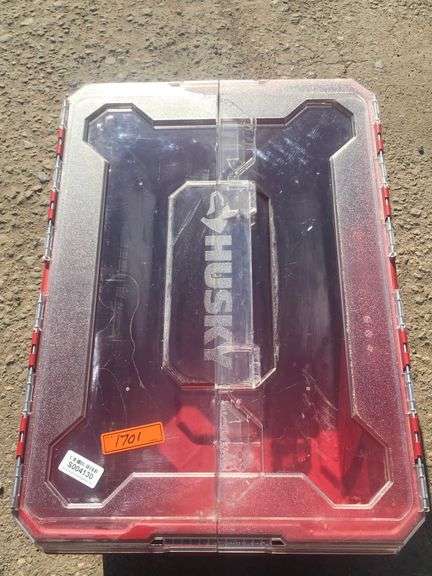 Husky 18 Gallon Professional-Duty Flip Top Container - Sierra Auction ...