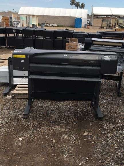HP DesignJet 800 Plotter Printer - Sierra Auction Management Inc