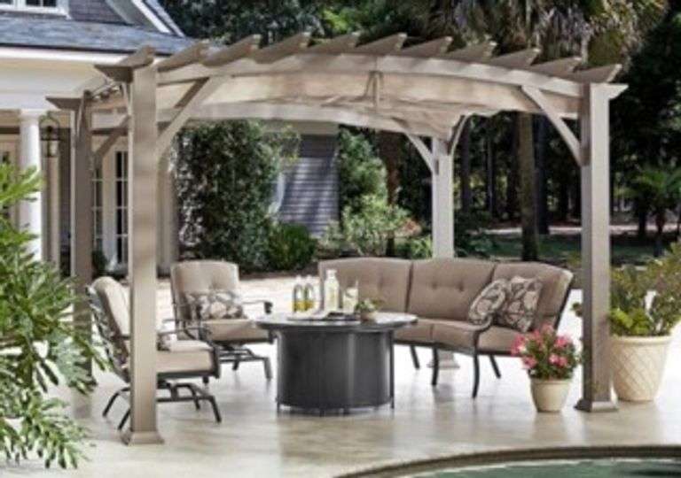 Members Mark 10’x12’ Steel Pergola with Textilene Roof - Sierra Auction ...